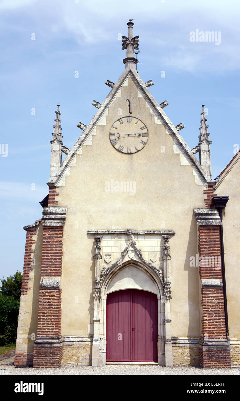 Medieval parish church in Champagne, France Stock Photo - Alamy