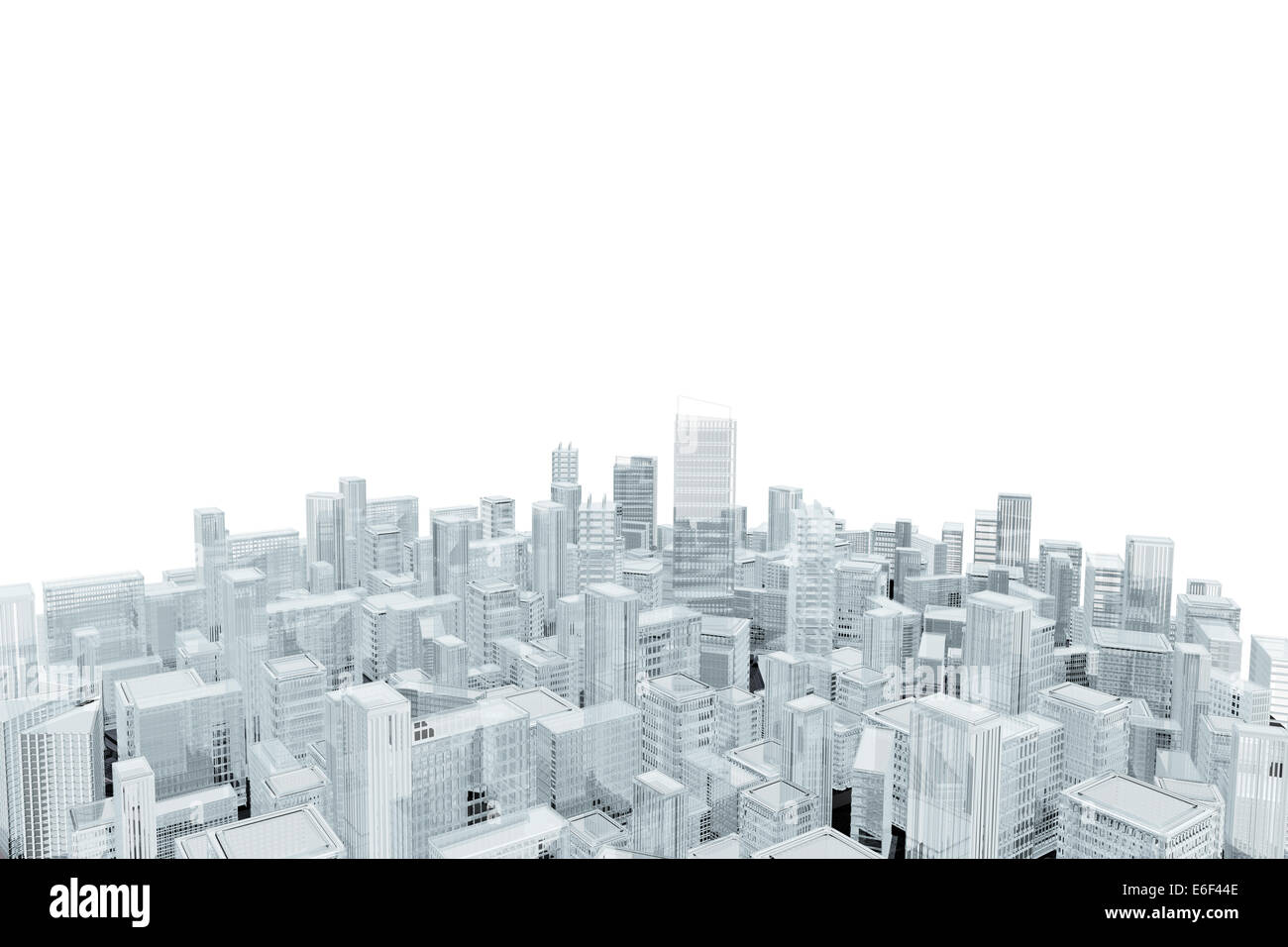 City background 3d render aerial hi-res stock photography and images ...