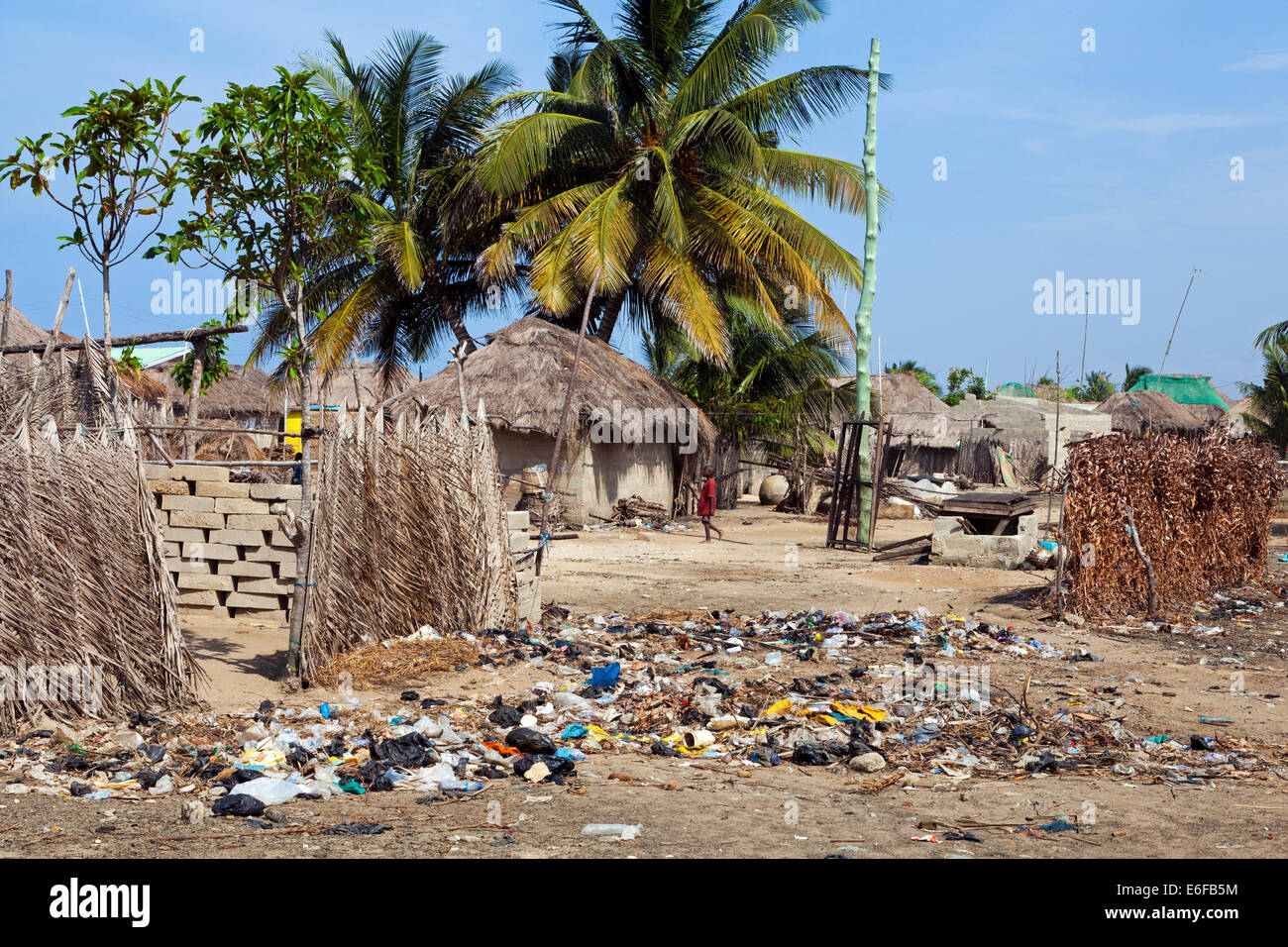 Ada Foah fishing village, Greater Accra, Ghana, Africa Stock Photo - Alamy