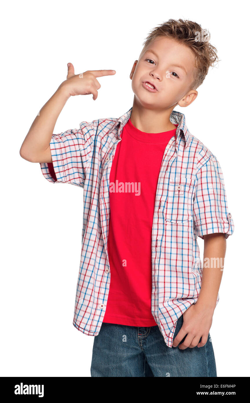 Portrait of boy Stock Photo - Alamy
