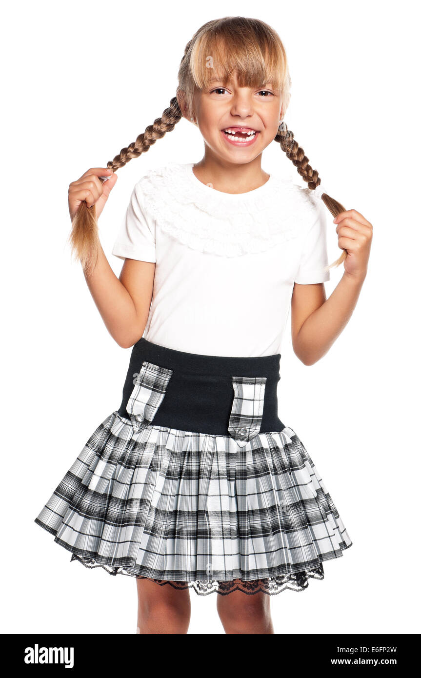 Pigtails Cut Out Stock Images & Pictures - Alamy