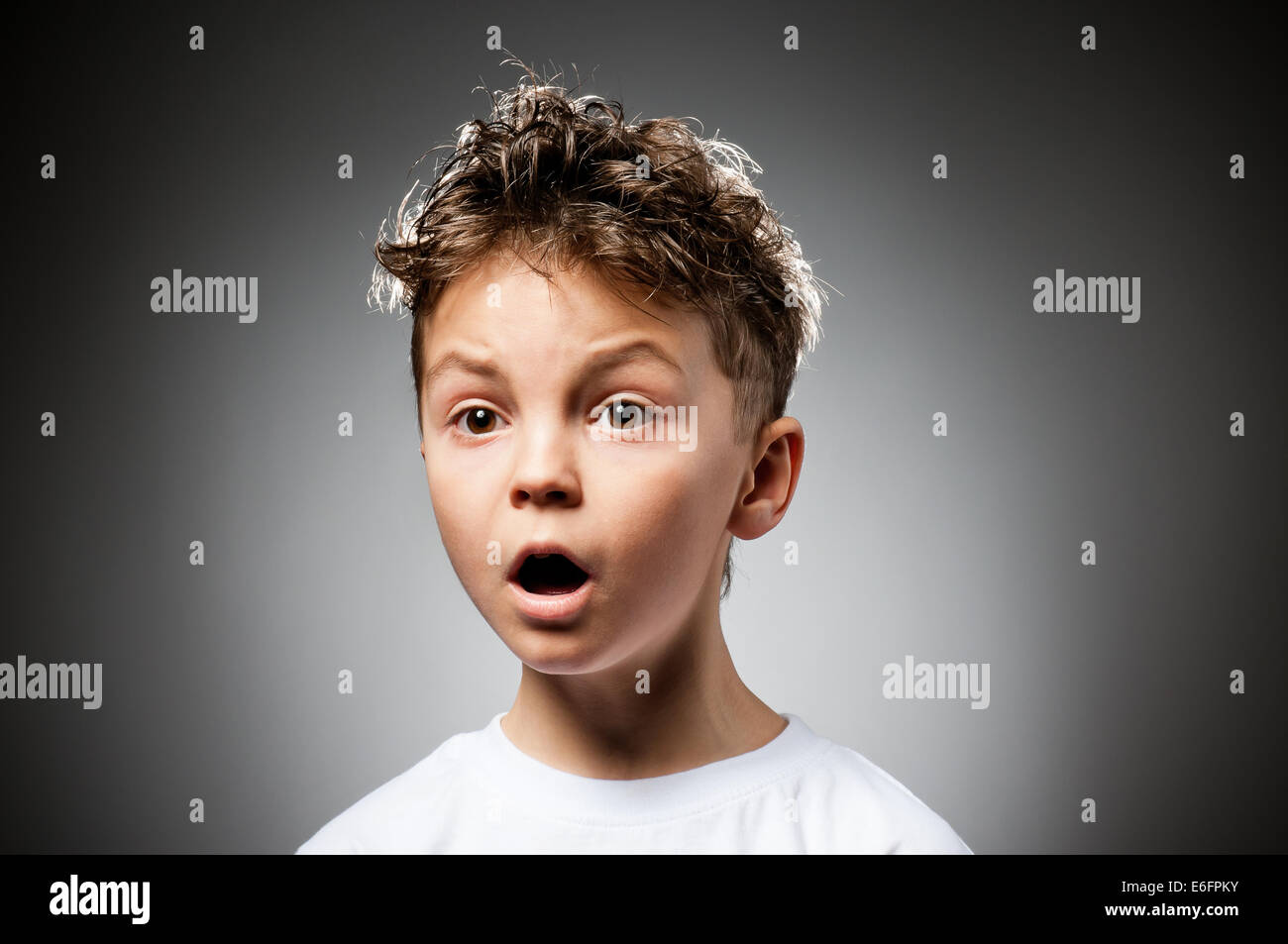 Surprise shock face boy hi-res stock photography and images - Alamy