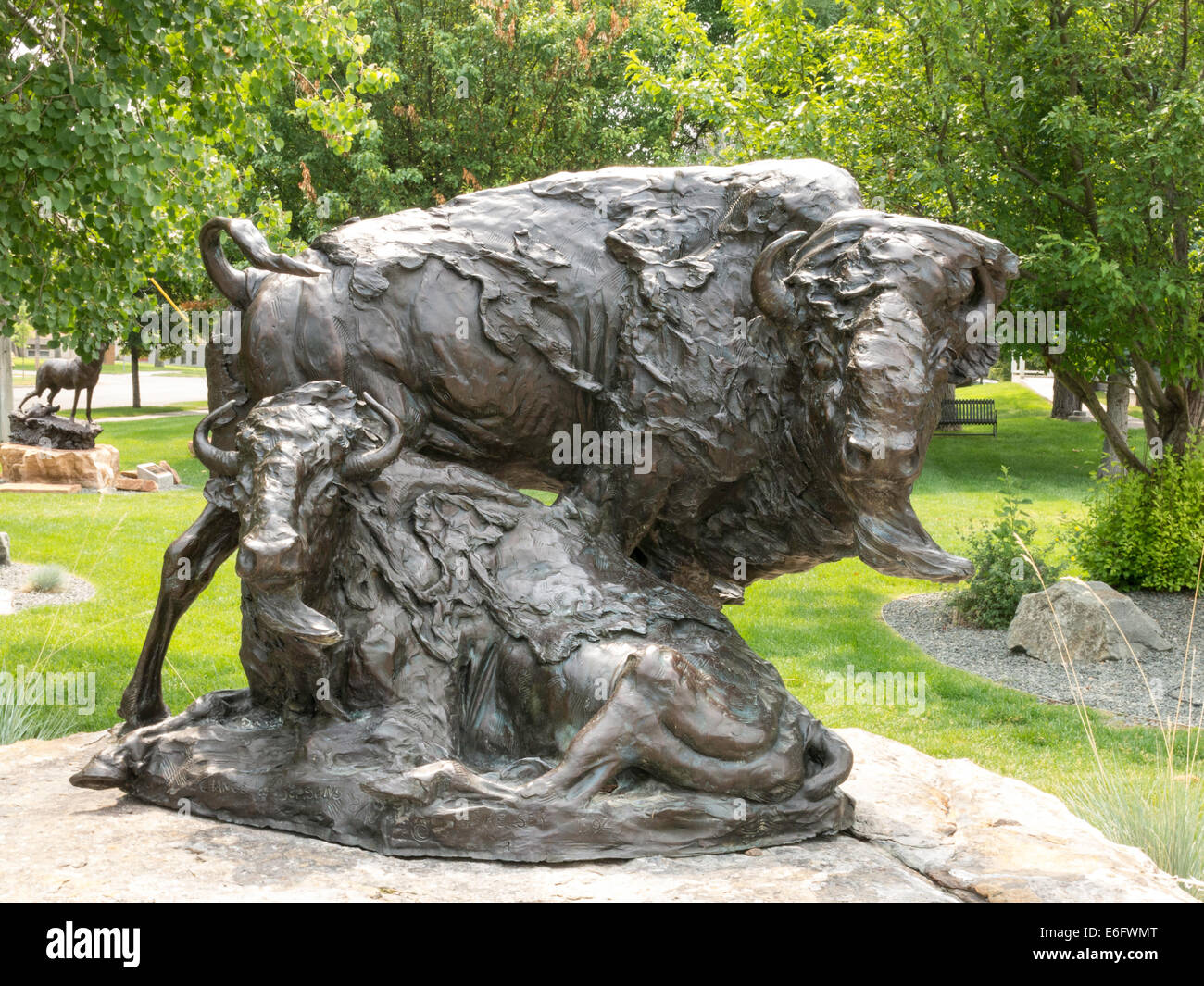 Russell Riders Sculpture Garden, C.M. Russell Museum, Great Falls, MT ...