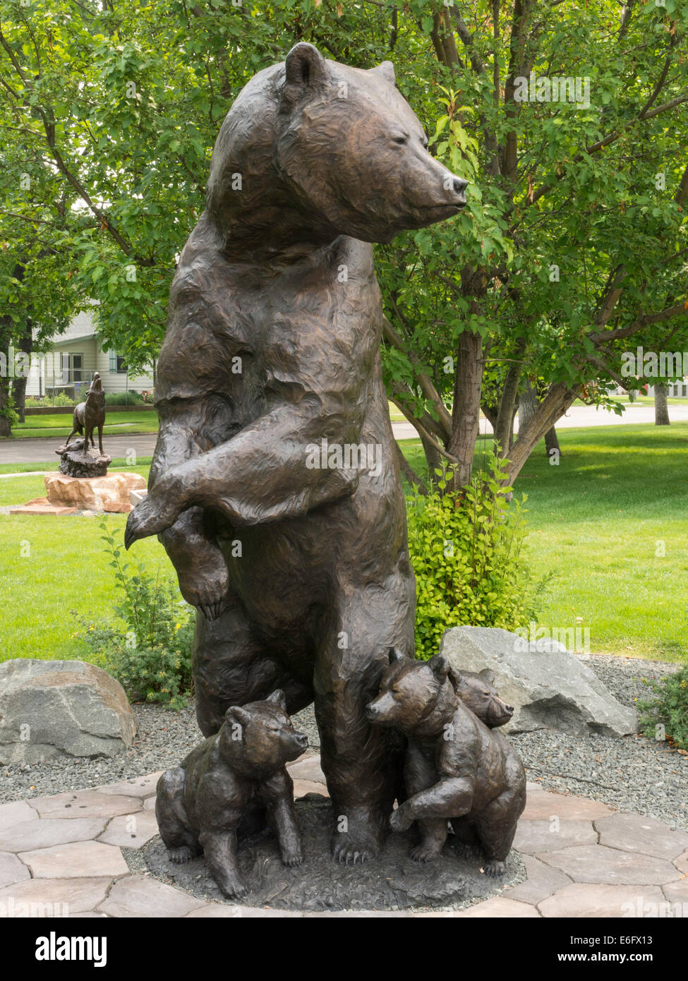 Russell Riders Sculpture Garden, C.M. Russell Museum, Great Falls, MT ...