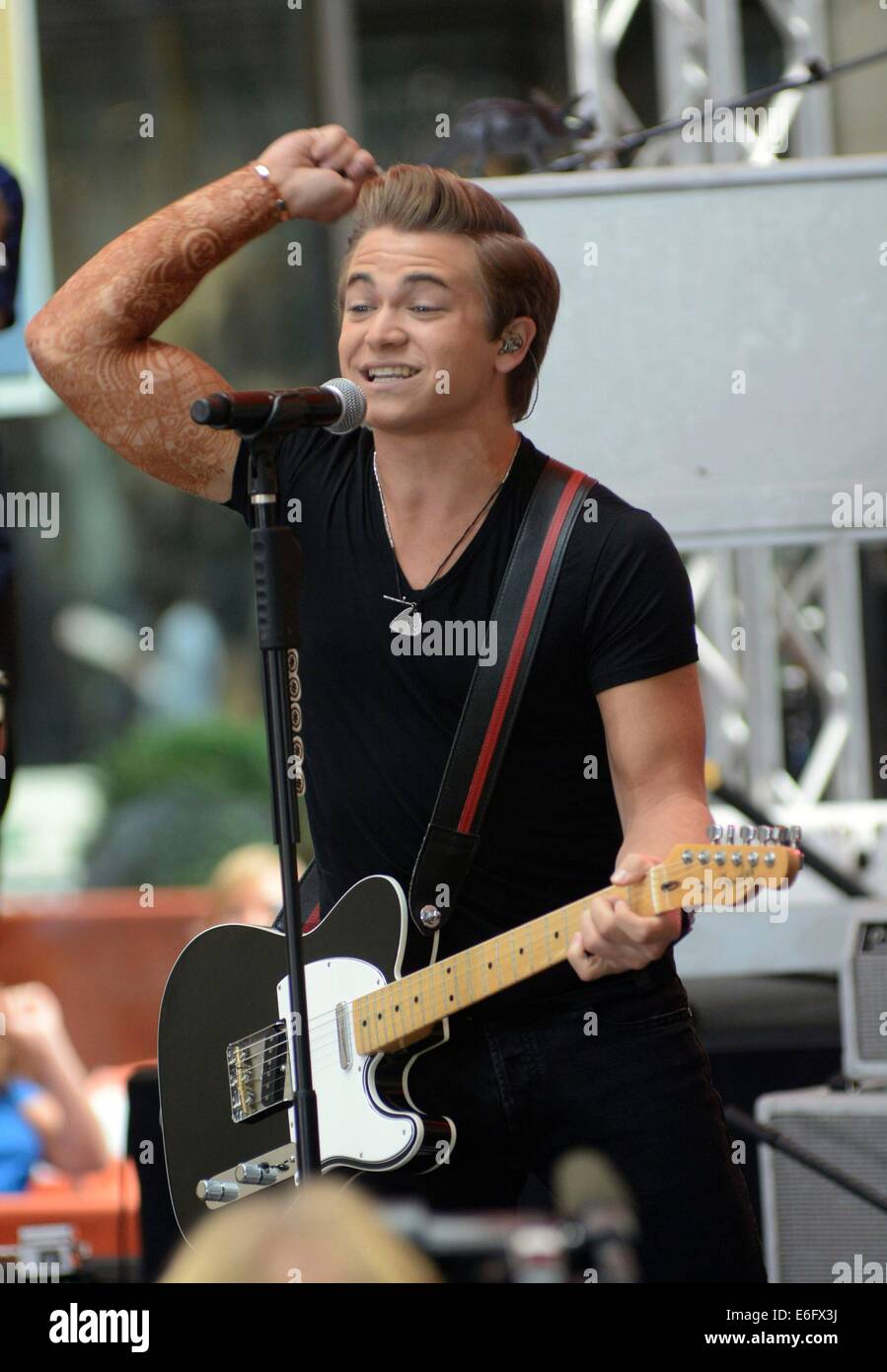 New York, NY, USA. 22nd Aug, 2014. Hunter Hayes on stage for NBC TODAY ...