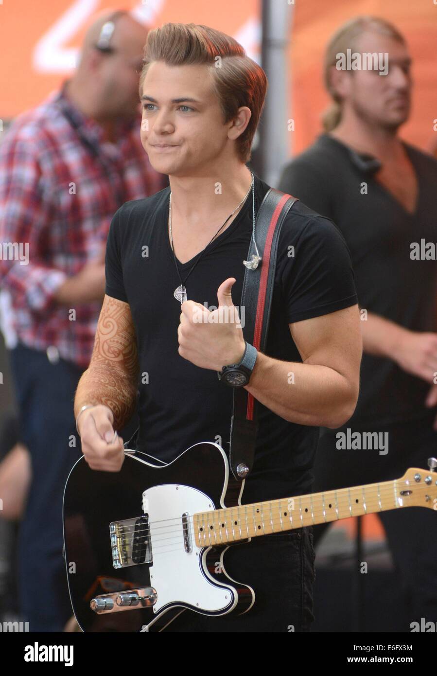 New York, NY, USA. 22nd Aug, 2014. Hunter Hayes on stage for NBC TODAY ...