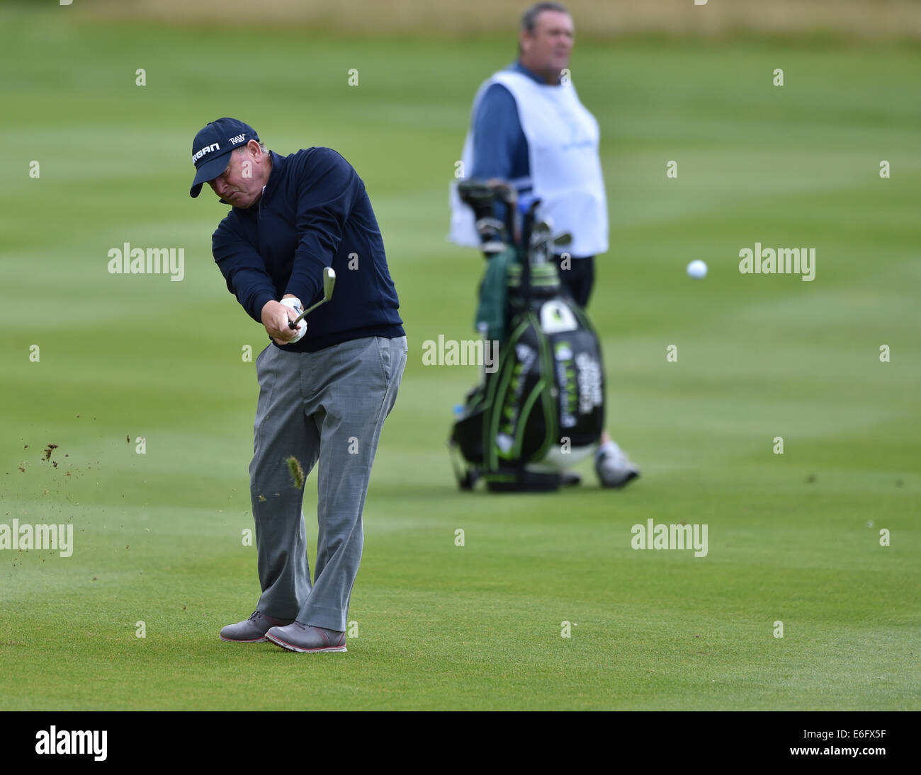 Darlington, UK. 22nd Aug, 2014. English Senior Open Golf. Rockcliffe ...