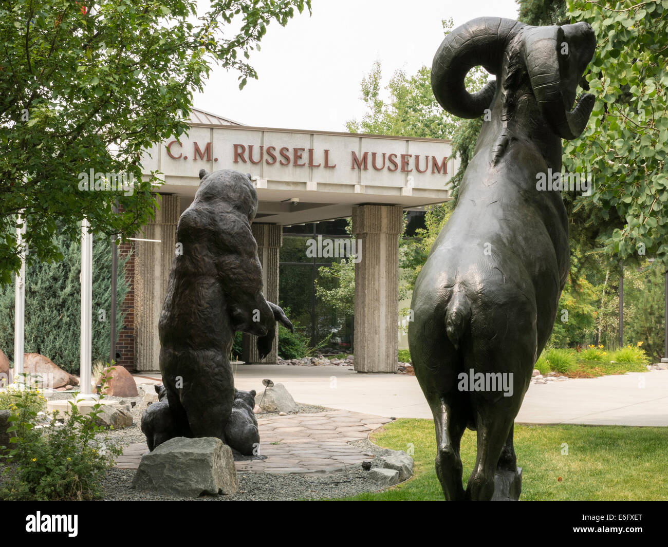 C.M. Russell Museum, Great Falls, MT Stock Photo - Alamy