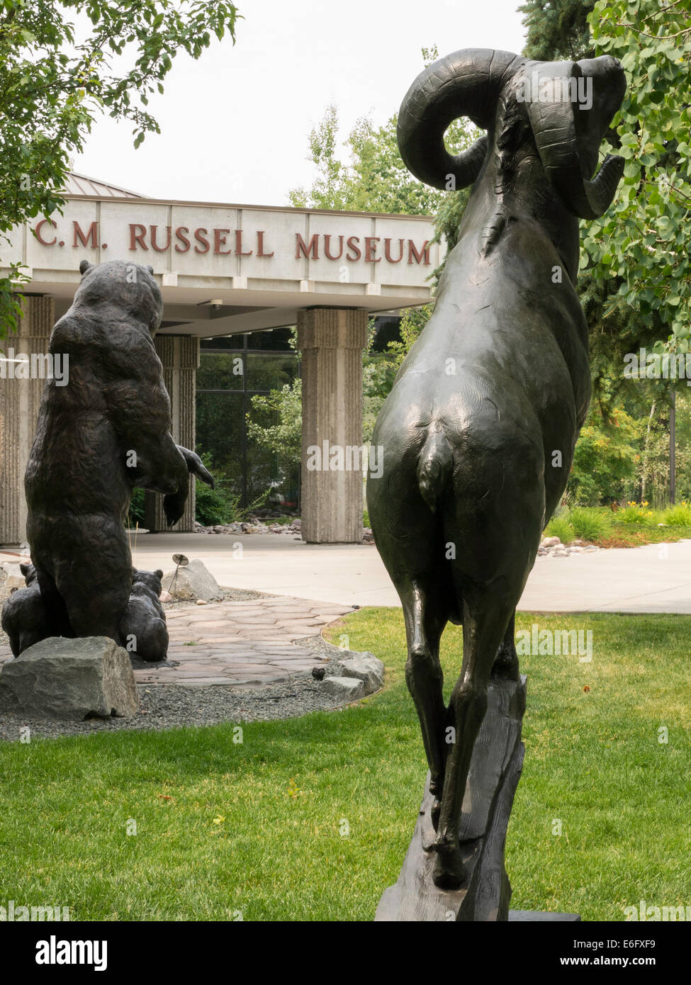 C.M. Russell Museum, Great Falls, MT Stock Photo - Alamy