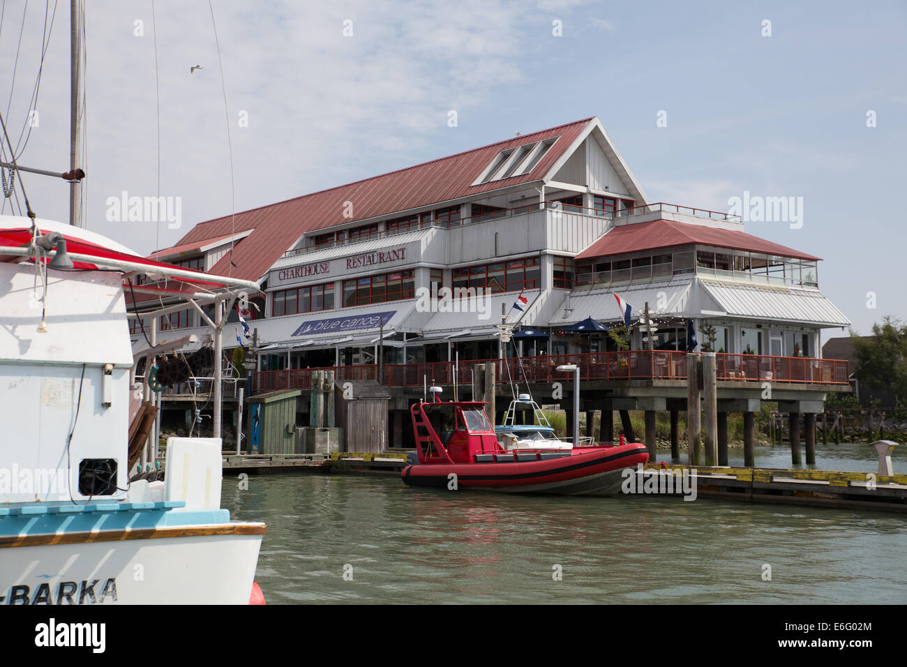 Vancouver Steveston fish market fisherman wharf Stock Photo - Alamy