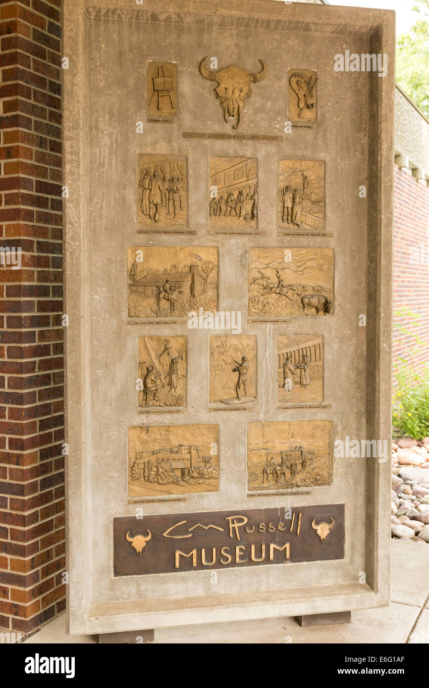 C.M. Russell Museum, Great Falls, MT Stock Photo - Alamy