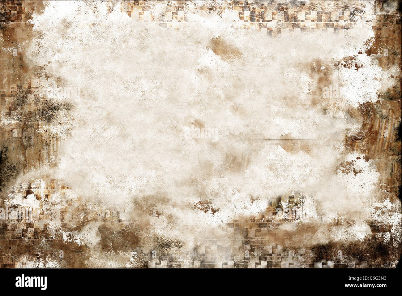 Scratched brown wall background Stock Photo - Alamy