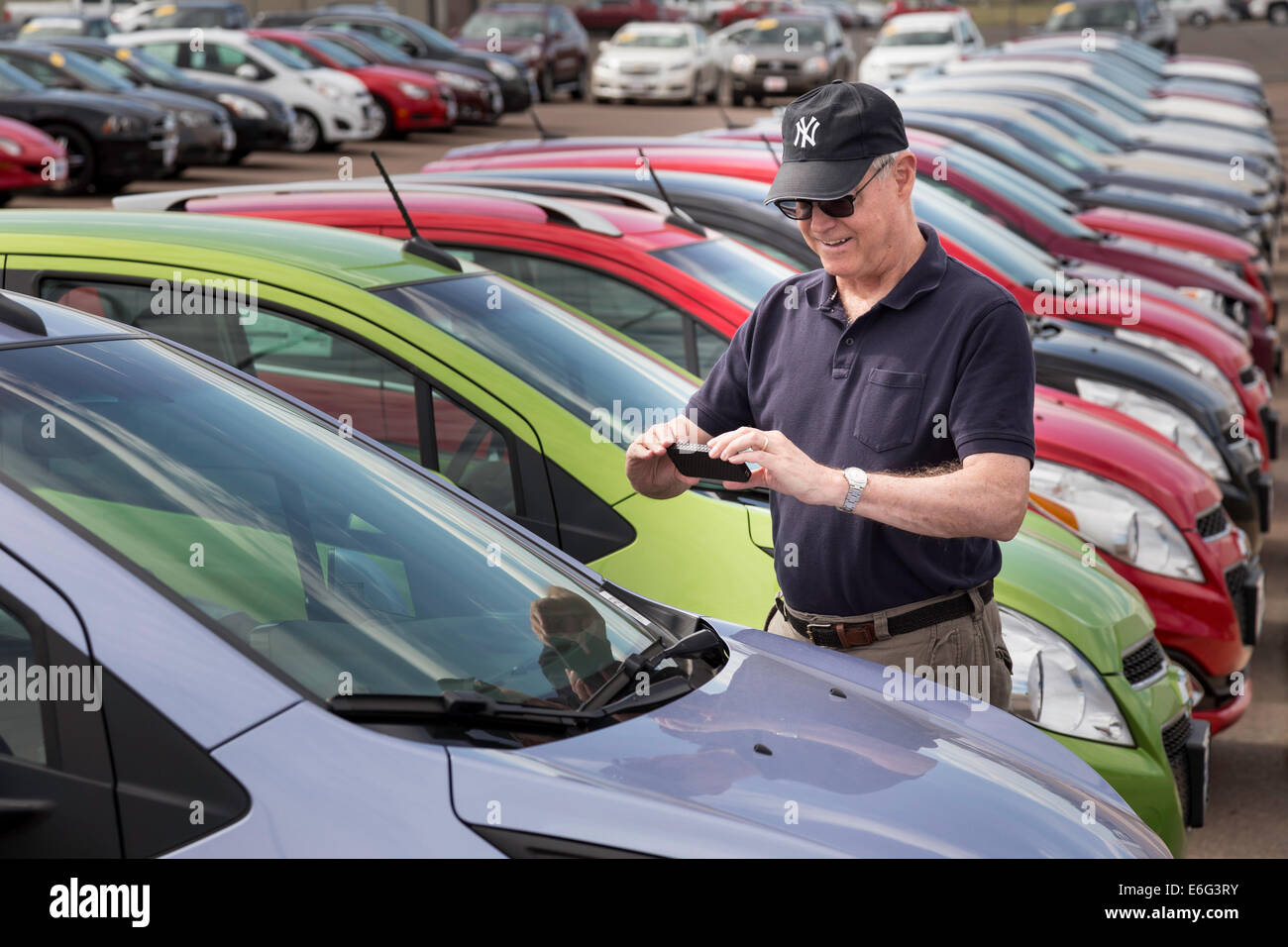 Car Dealership, USA Stock Photo - Alamy