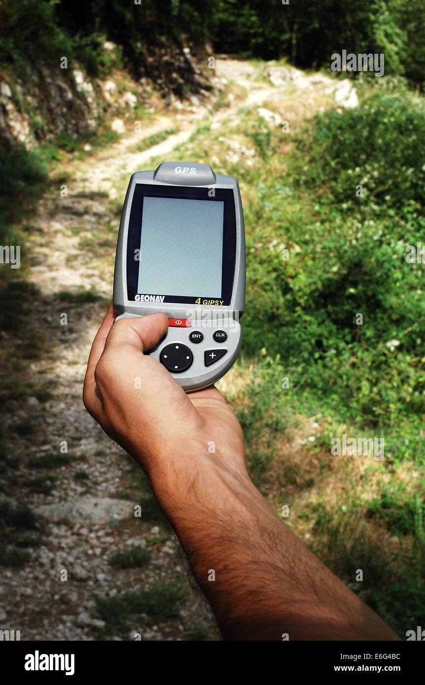 GPS Global Position System on Car and sailing boat Stock Photo - Alamy