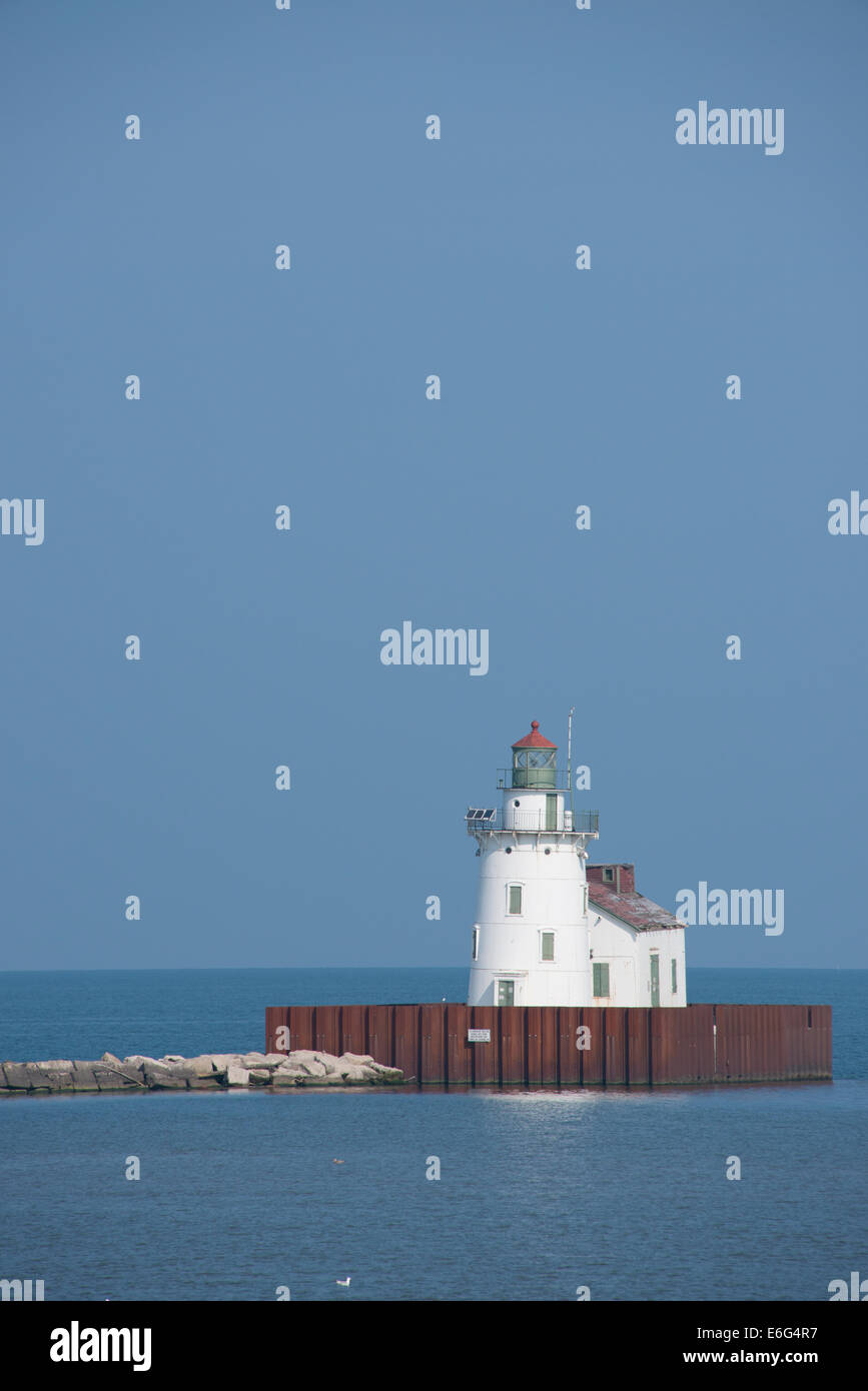 Cleveland harbor west pierhead hi-res stock photography and images - Alamy