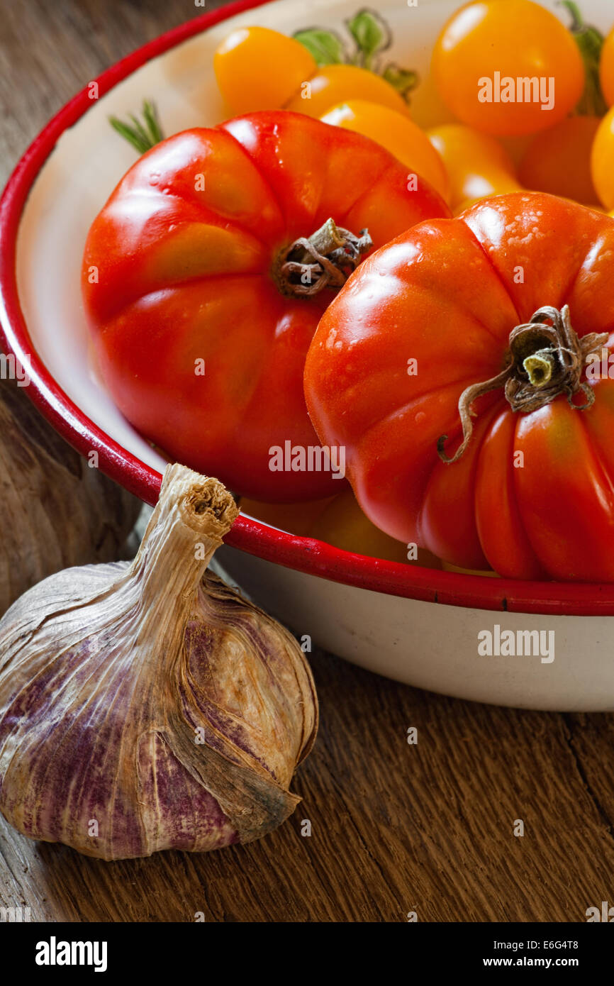 Freshly picked ripe tomatoes hi-res stock photography and images - Alamy