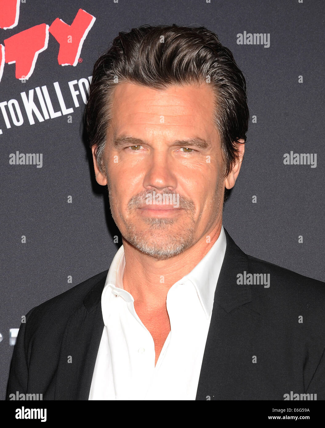 JOSH BROLIN US film actor in August 2014. Photo Jeffrey Mayer Stock ...