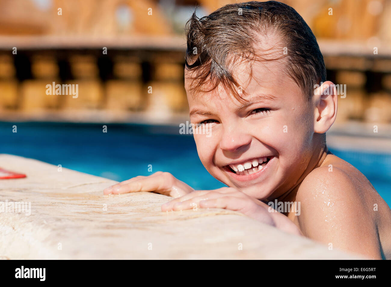 Teenager in swimming pool hi-res stock photography and images - Alamy