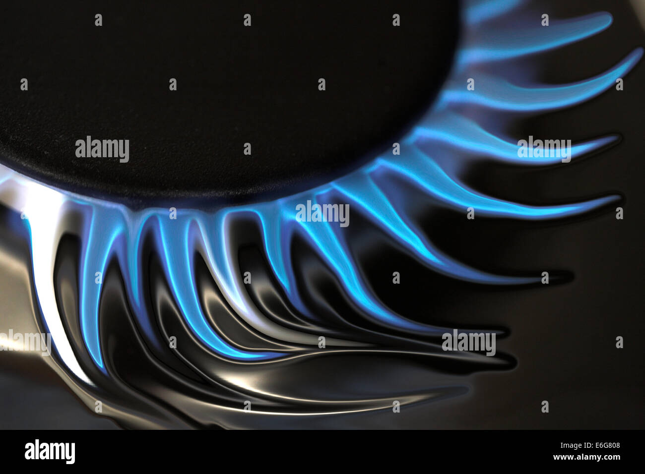 Fake gas flame Stock Photo - Alamy