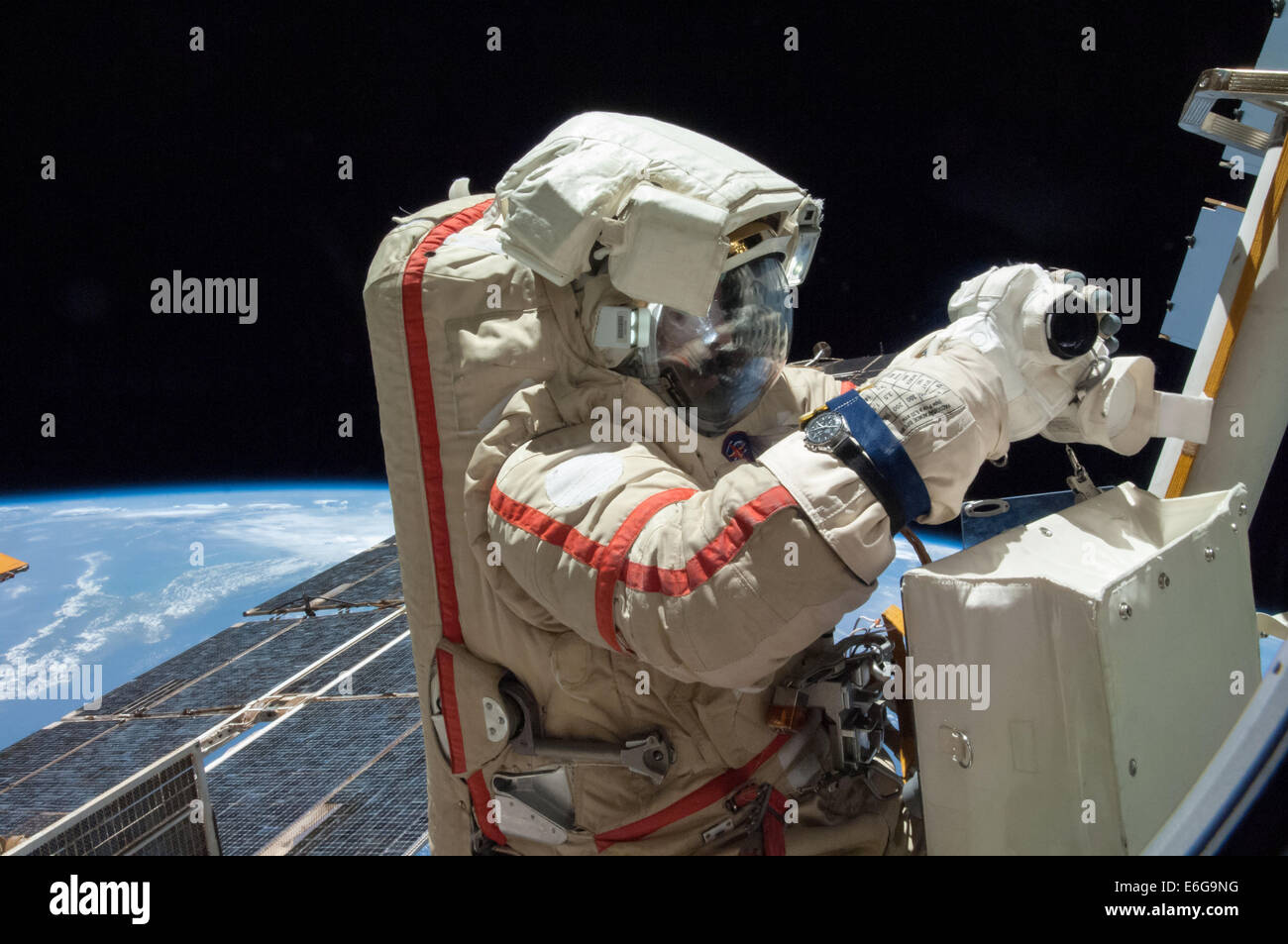 Russian cosmonaut Alexander Skvortsov with the International Space Station Expedition 40 crew ...