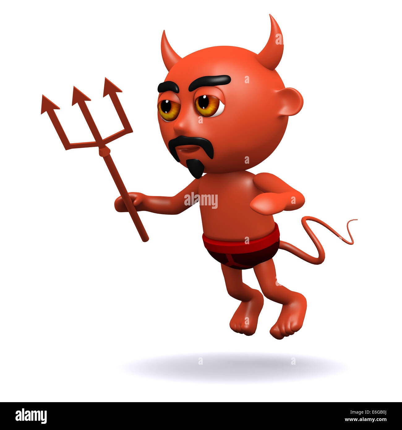 3d render of a devil floating in the air Stock Photo - Alamy