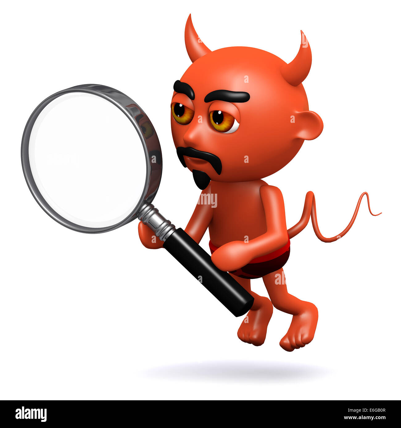 3d render devil trident Cut Out Stock Images & Pictures - Alamy