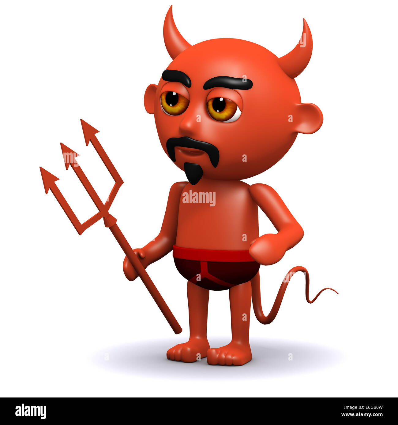 Devil satan trident hi-res stock photography and images - Alamy