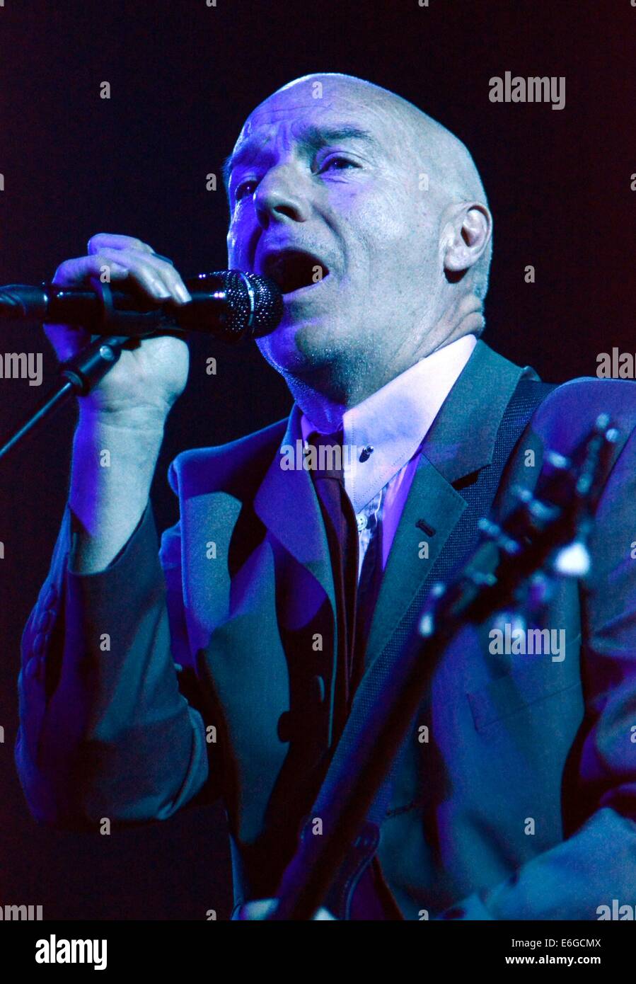 New York, NY, USA. 21st Aug, 2014. Midge Ure on stage for Retro Futura ...