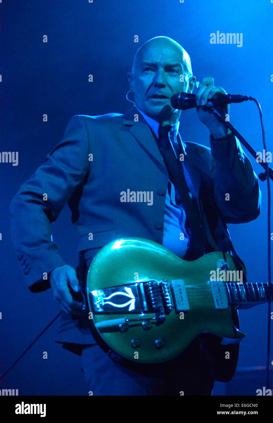 New York, NY, USA. 21st Aug, 2014. Midge Ure on stage for Retro Futura ...