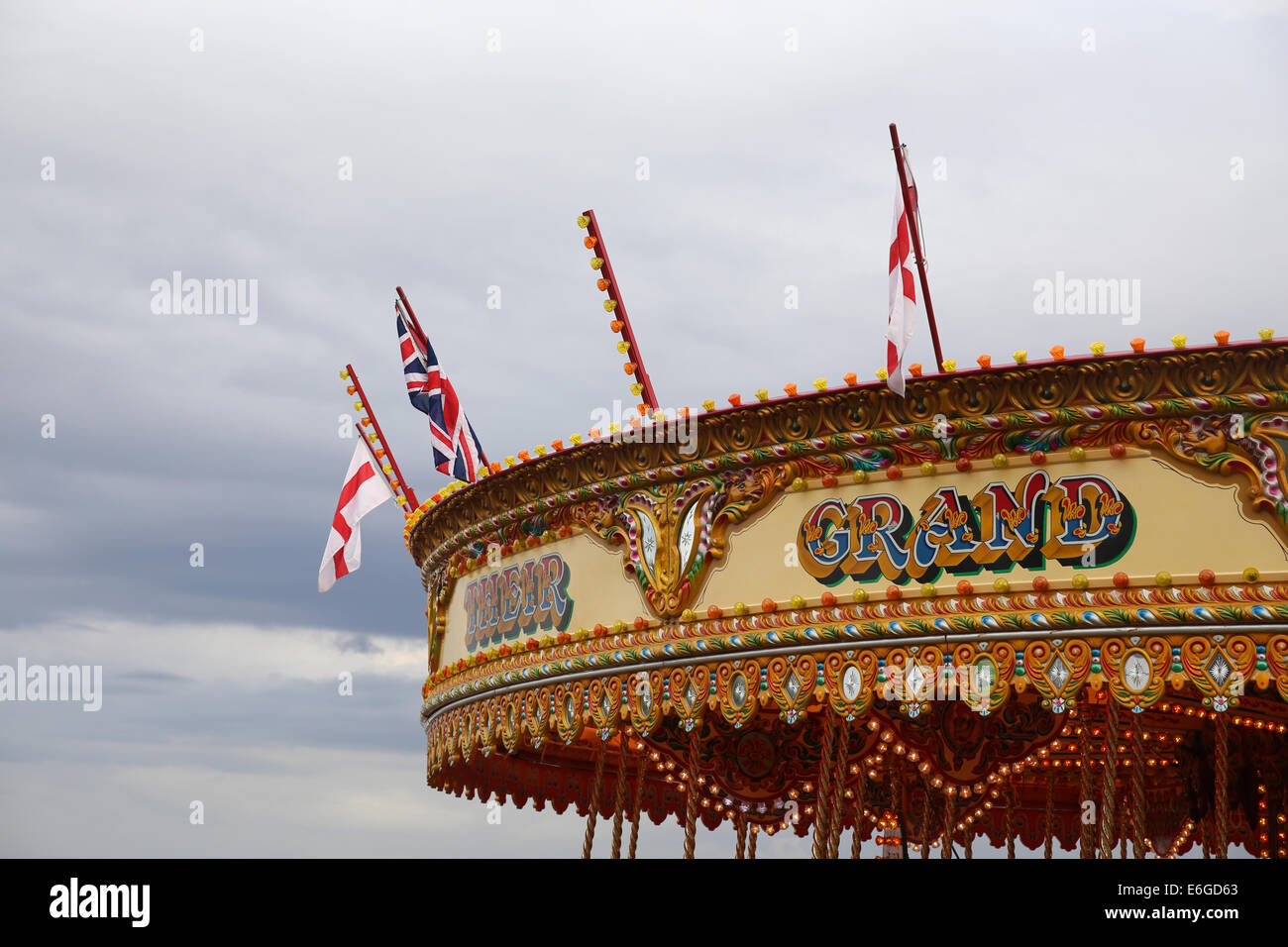 Fairground flag hi-res stock photography and images - Alamy
