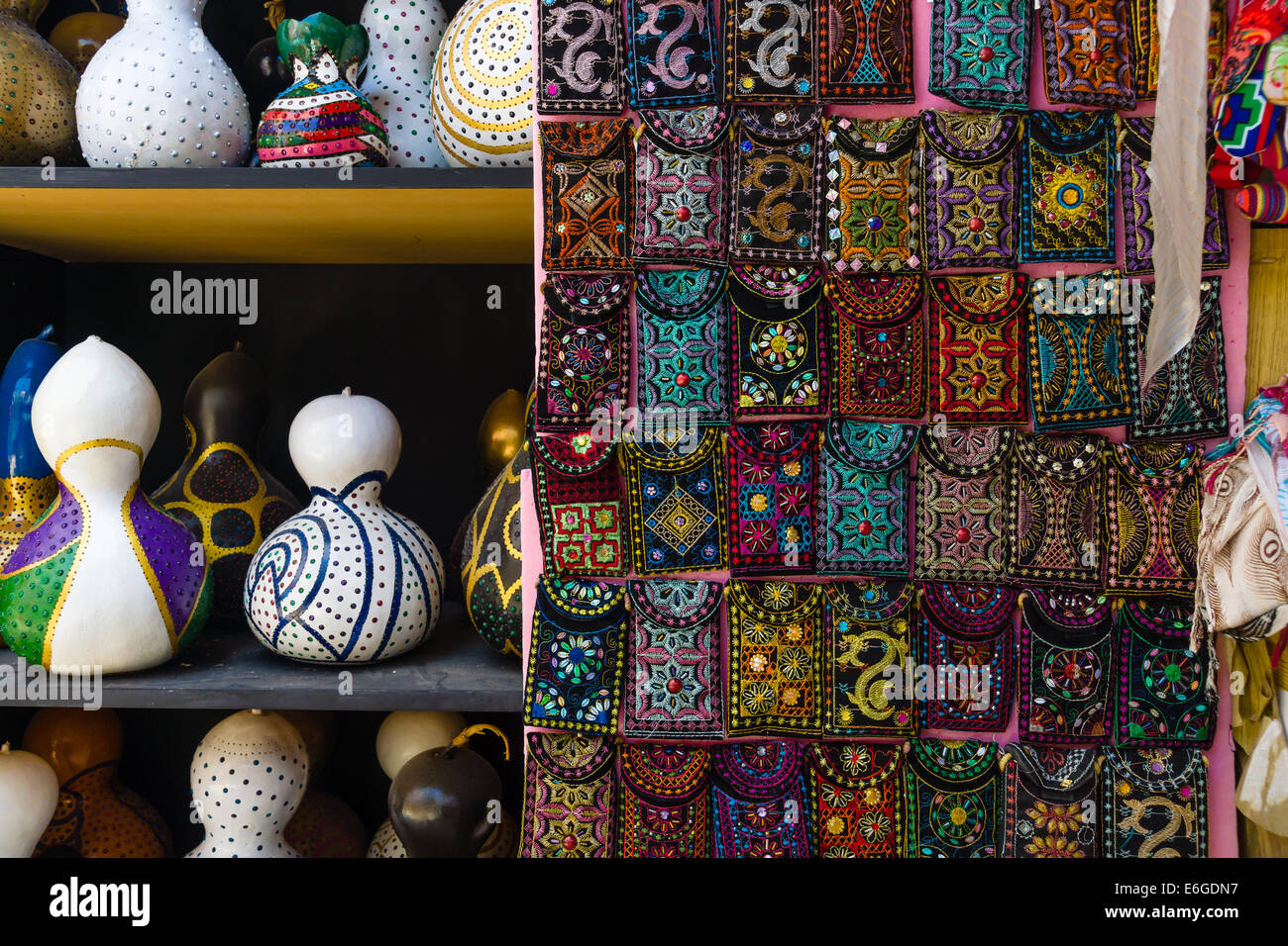 Traditional national embroidery, with folk motifs and patterns ...