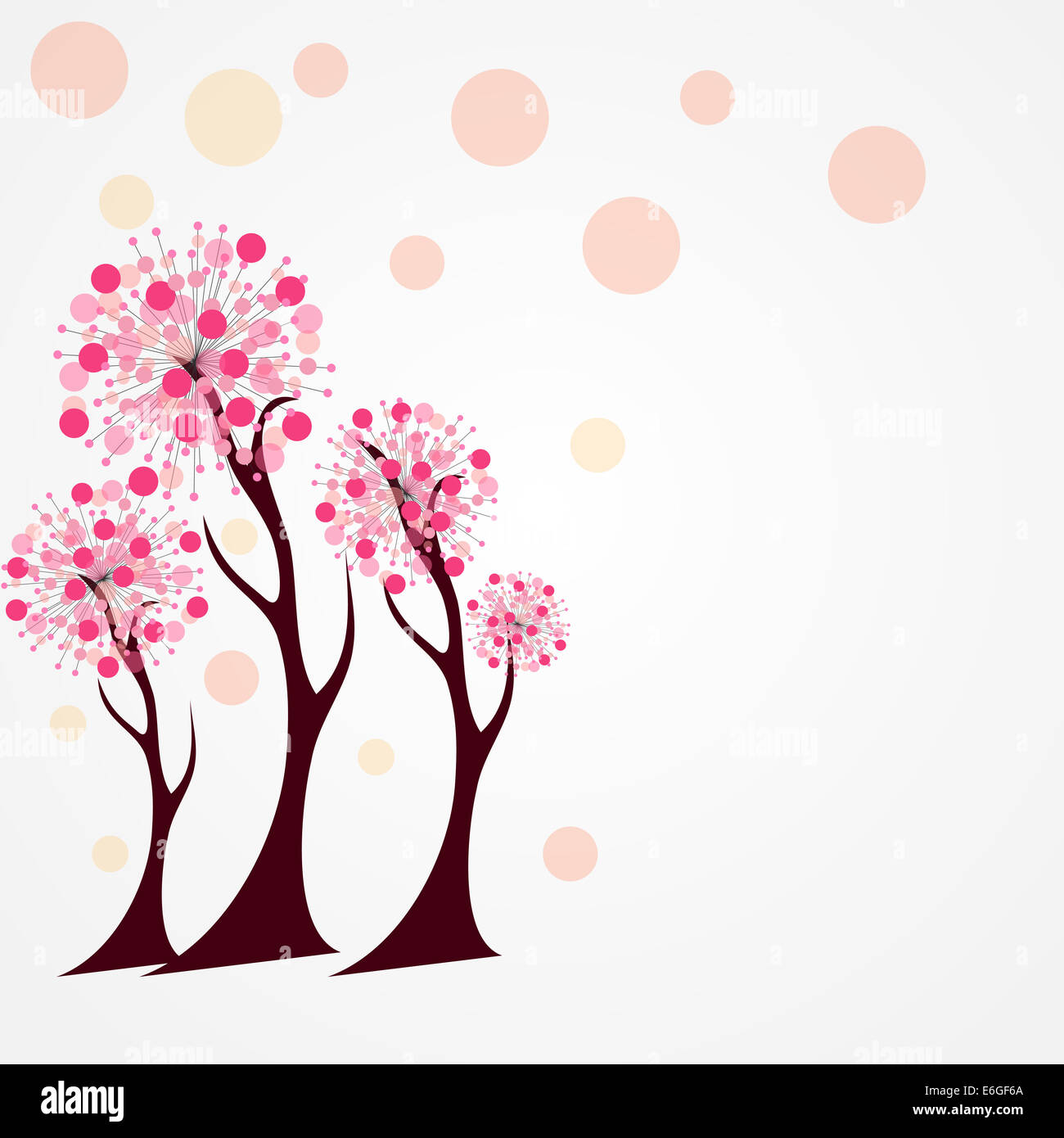 Autumn Tree Vector Illustration Stock Photo - Alamy