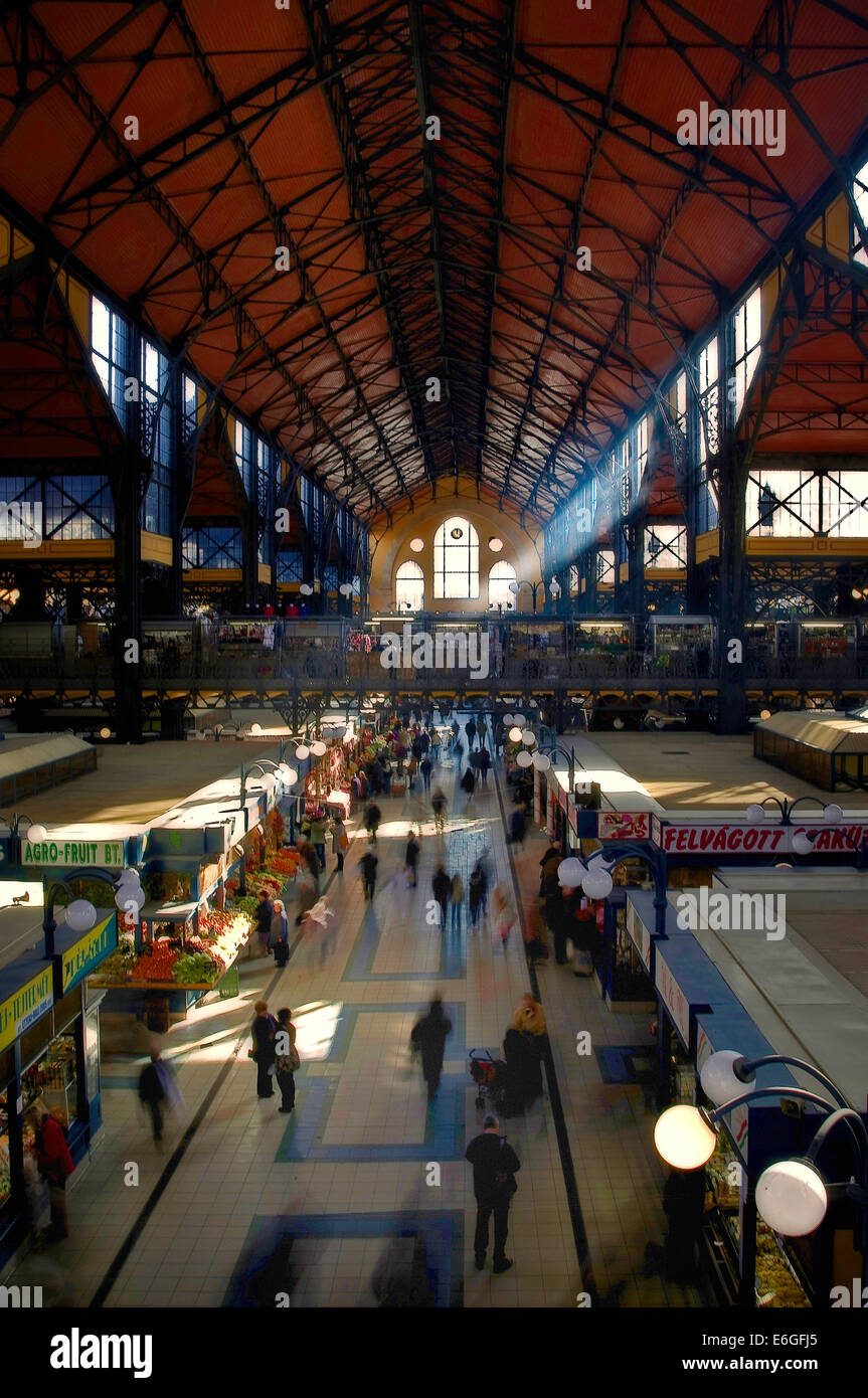 Great market hall in Budapest Stock Photo - Alamy