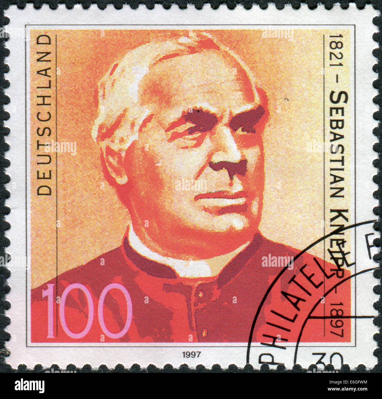 GERMANY - CIRCA 1997: Postage stamp printed in Germany, shows Fr ...