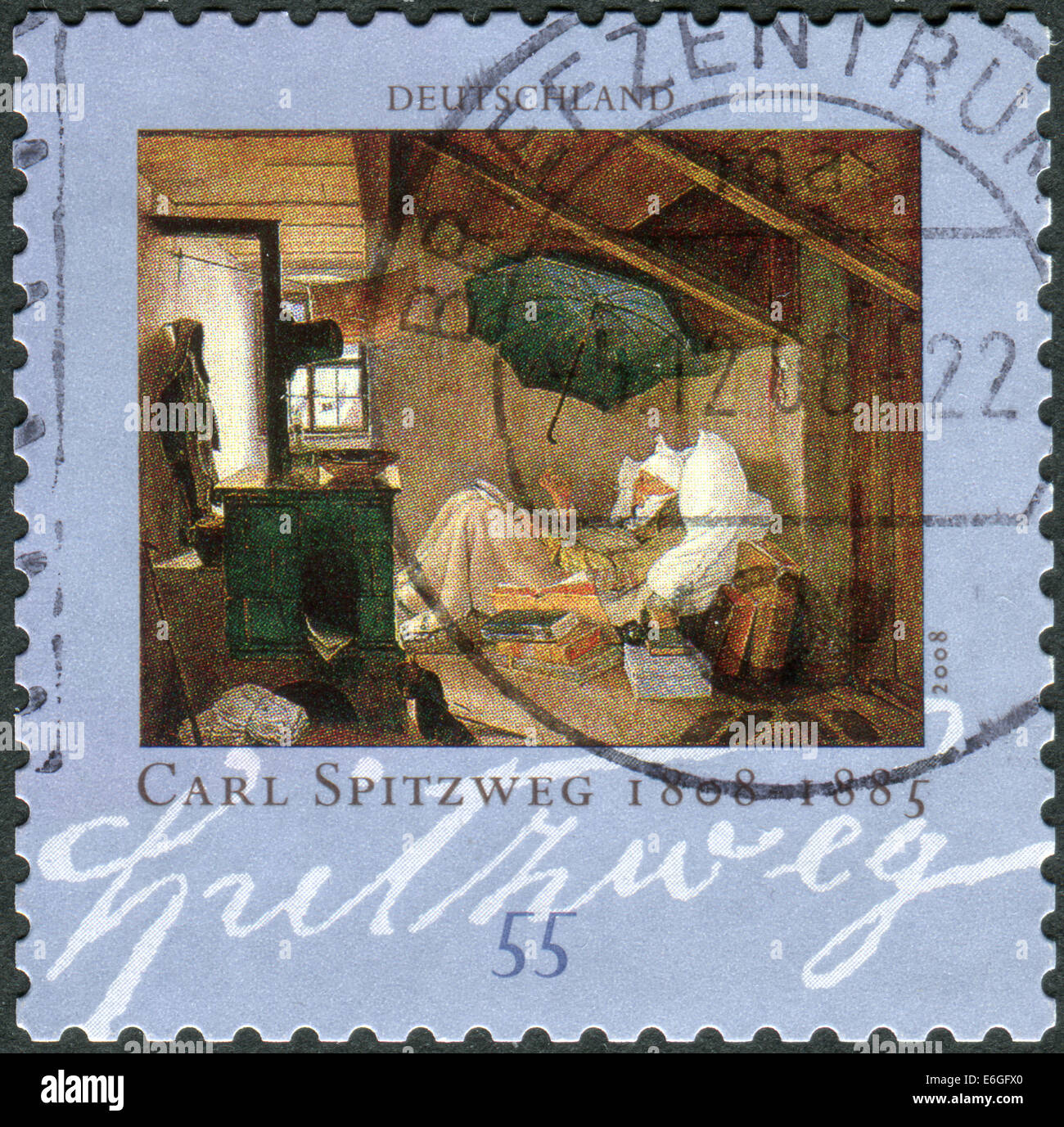 GERMANY - CIRCA 2008: Postage stamp printed in Germany, shows the ...
