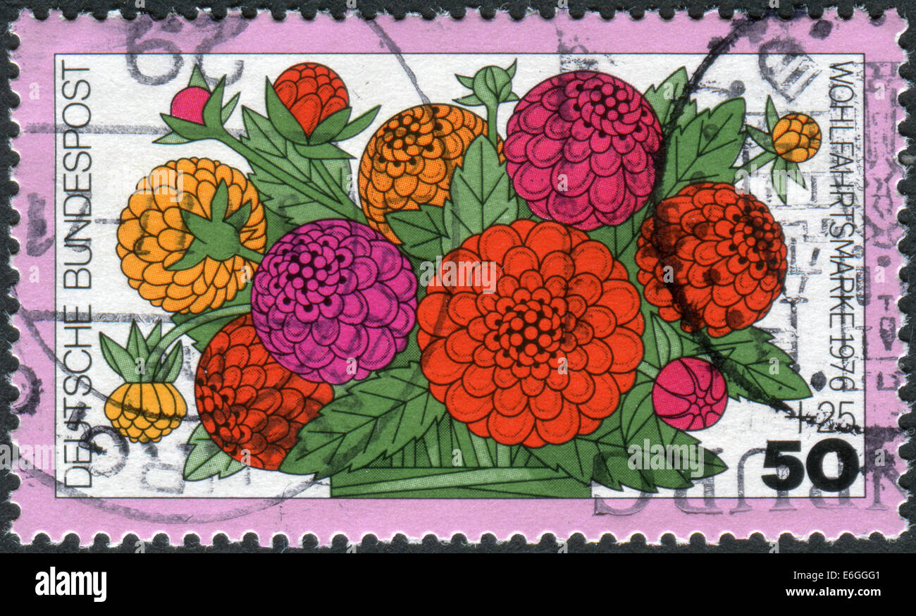 GERMANY - CIRCA 1976: Postage stamp printed in Germany, shows a ...