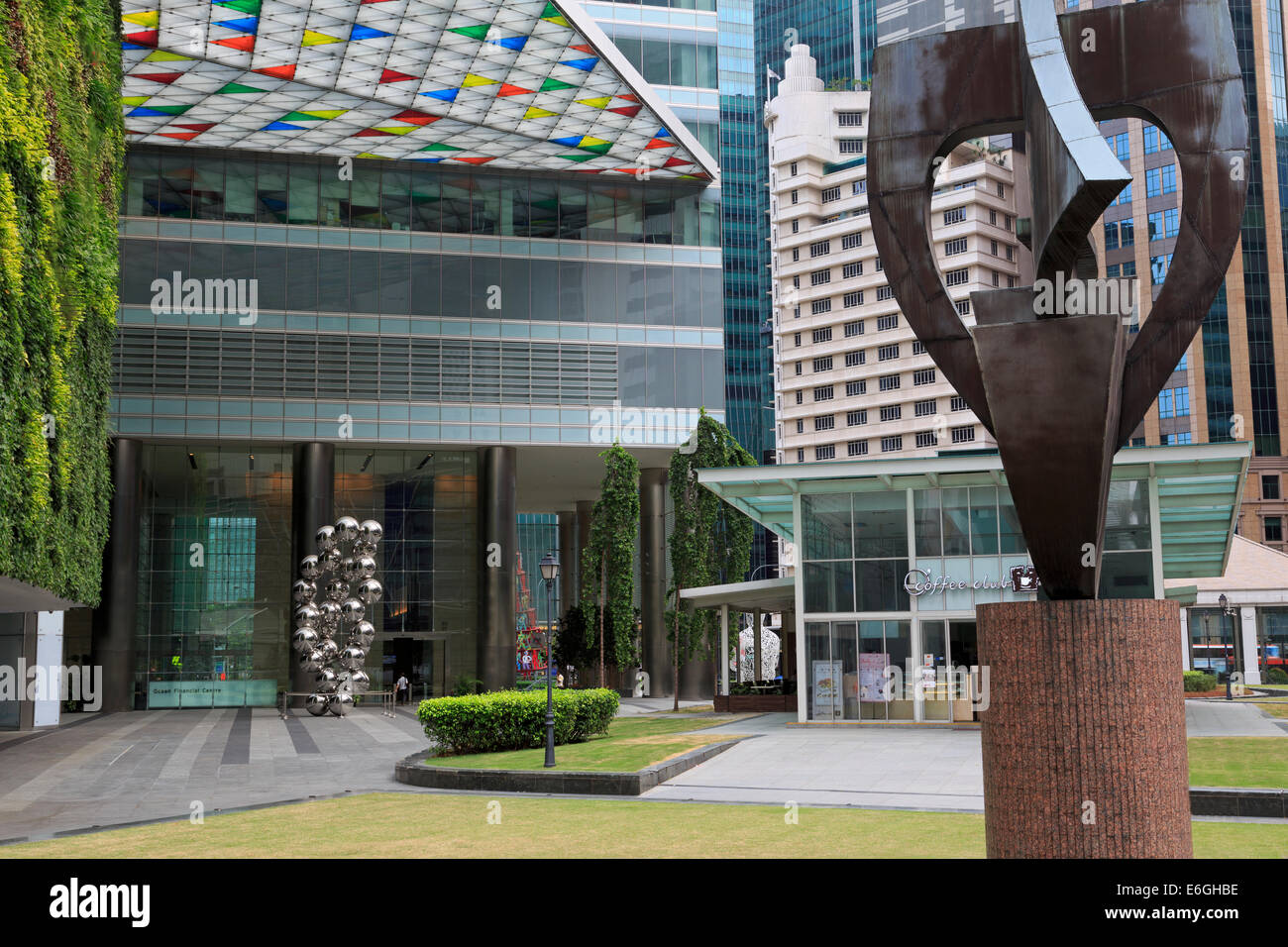 Ocean Financial Centre, Financial District, Singapore, Asia Stock Photo ...