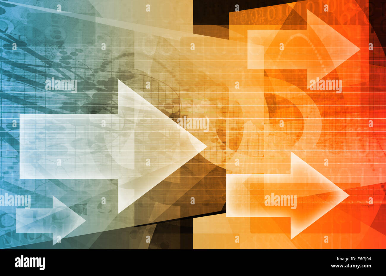 Management Leadership Leading the Way with Arrows Stock Photo - Alamy