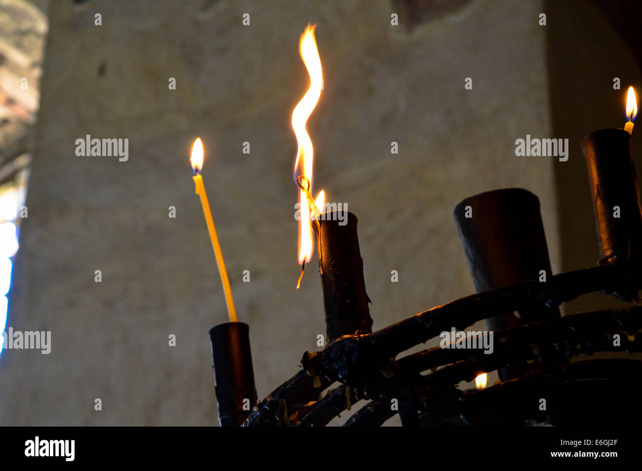 Ancient candle light hi-res stock photography and images - Alamy