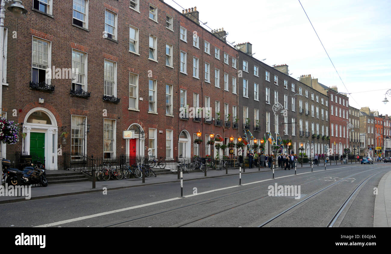 Harcourt Street Dublin and the Russell Court Hotel, city of Dublin ...