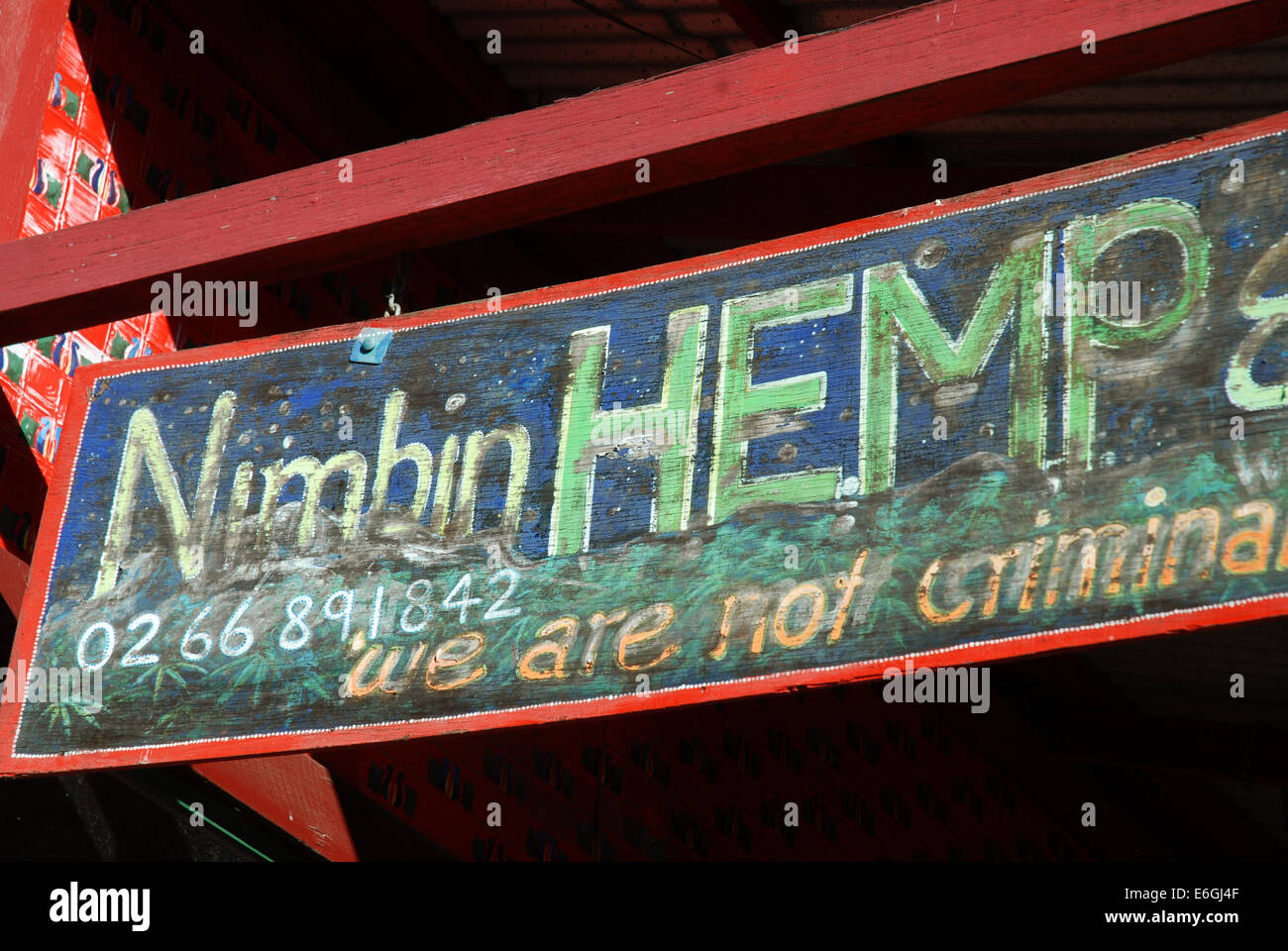 Nimbin hemp embassy hi-res stock photography and images - Alamy