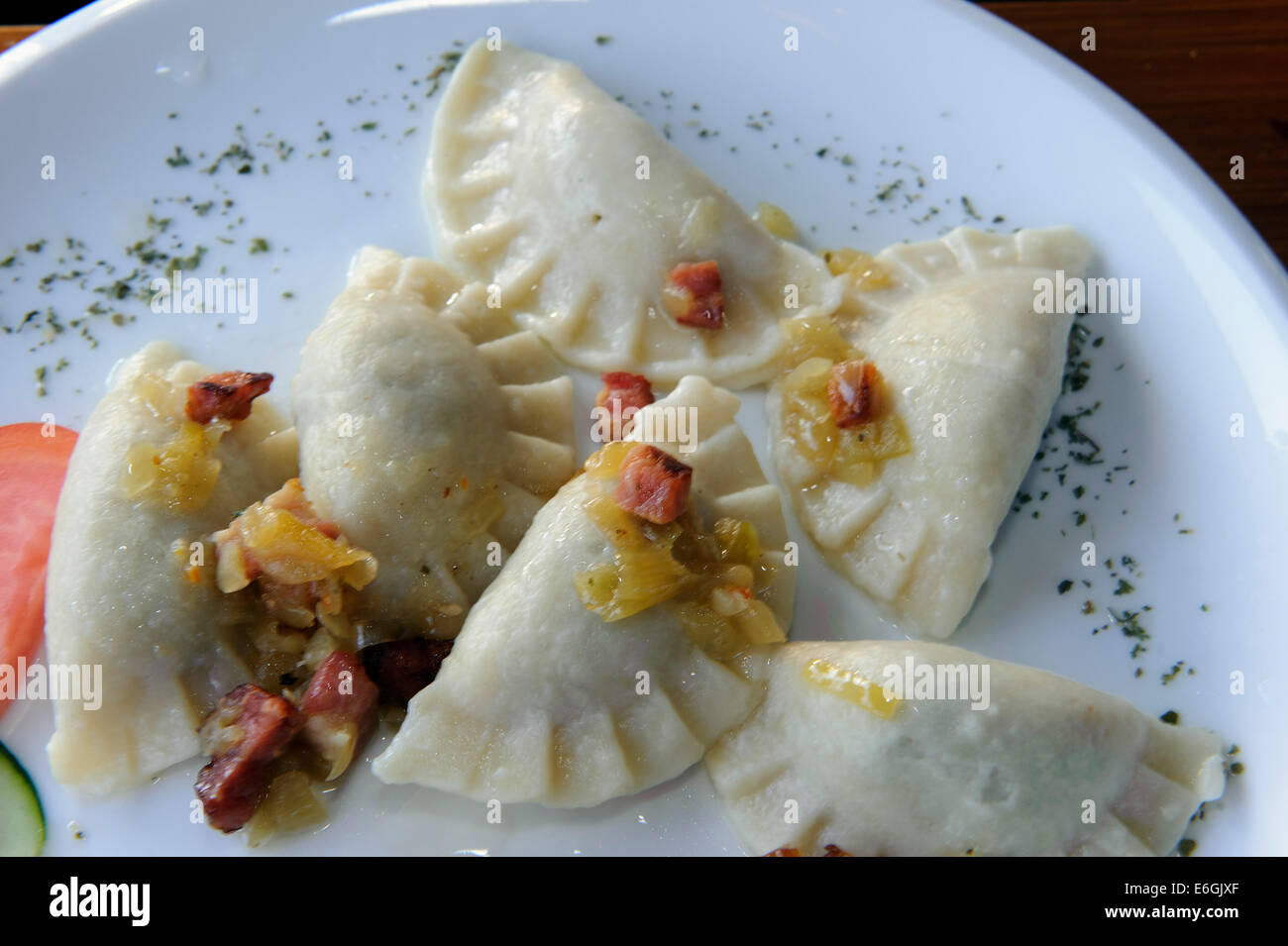 Pierogi-filled dumplings, Poland, Europe Stock Photo - Alamy