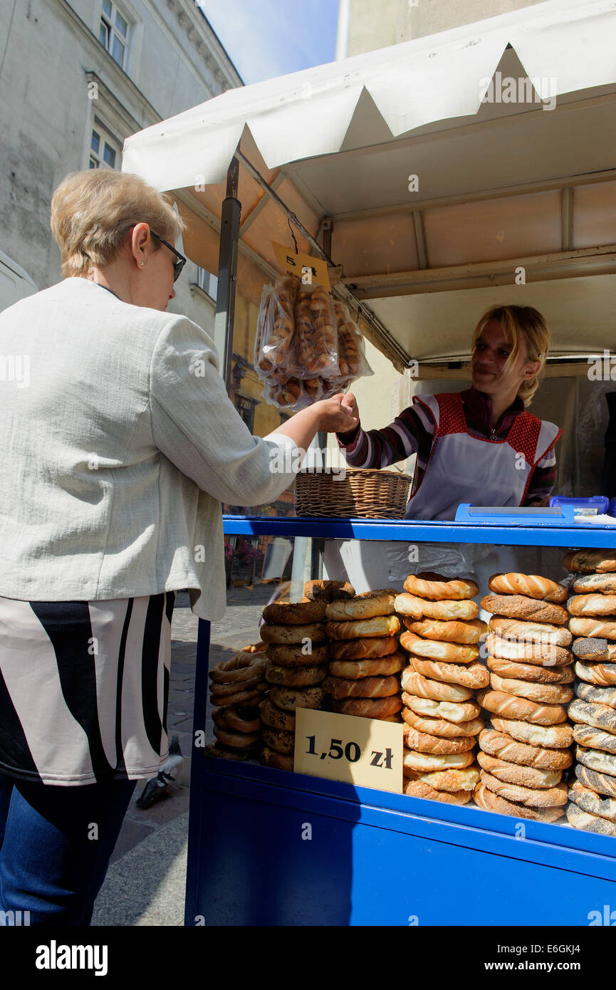 Krakow bagel hi-res stock photography and images - Alamy