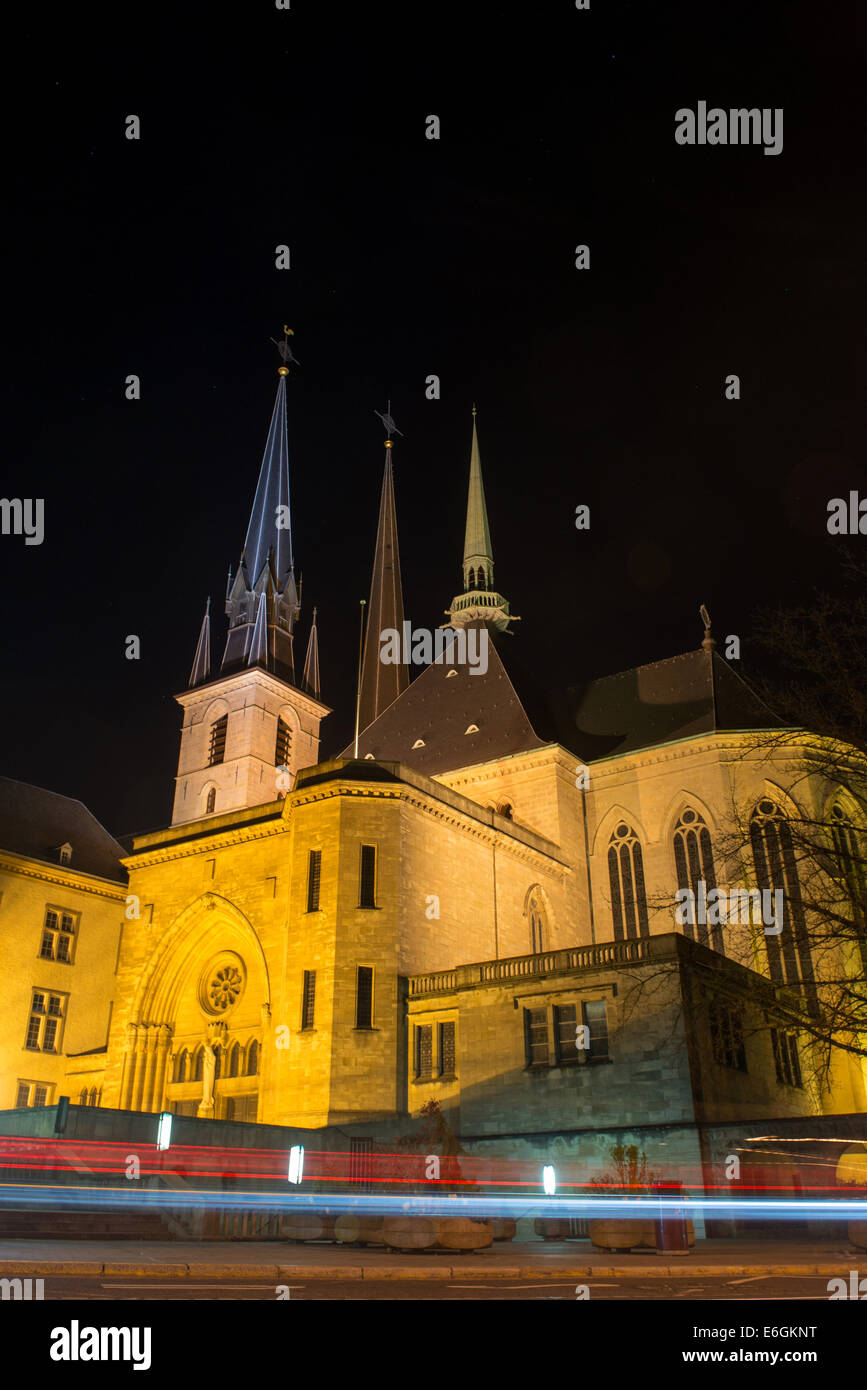 The grund luxembourg at night hi-res stock photography and images - Alamy