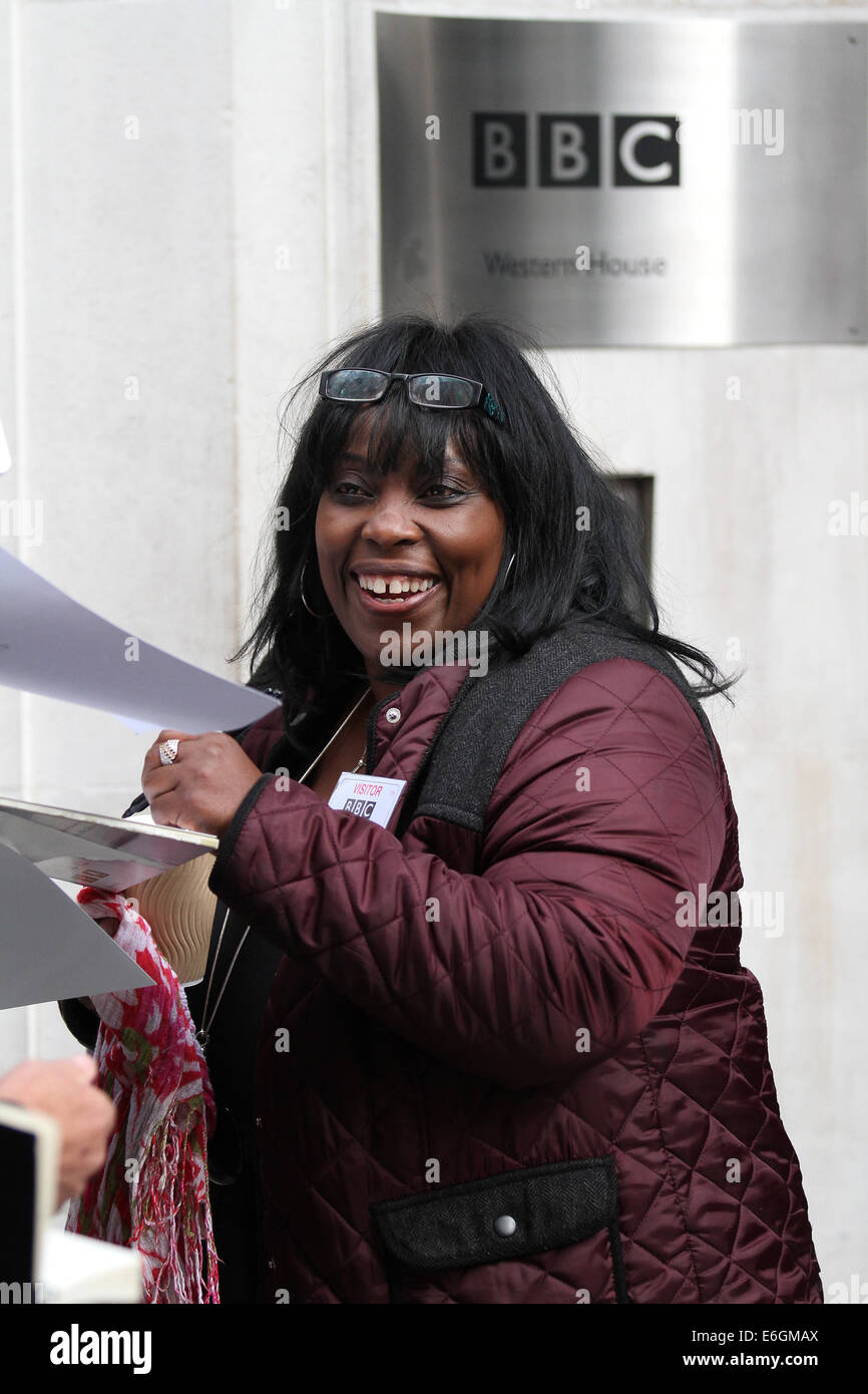 Ruby Turner seen at the BBC studios in London, UK Stock Photo - Alamy