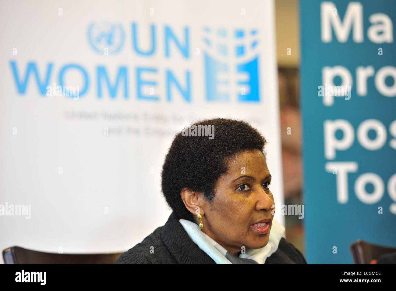 Cape Town, South Africa. 22nd August, 2014. Dr Phumzile Mlambo-Ngcuka ...