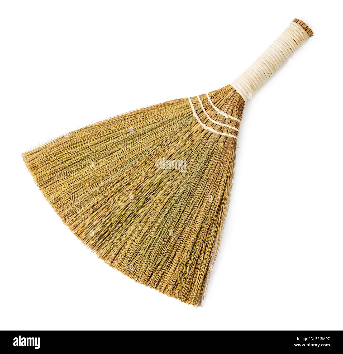 Broom on white hi-res stock photography and images - Alamy