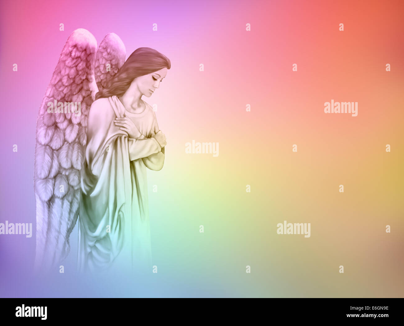 Rainbow Angel High Resolution Stock Photography and Images - Alamy