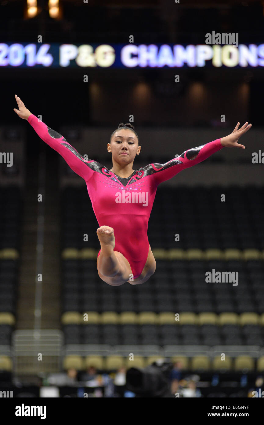 Aug 21, 2014 - Pittsburgh, Pennsylvania, U.S. - Olympian KYLA ROSS ...