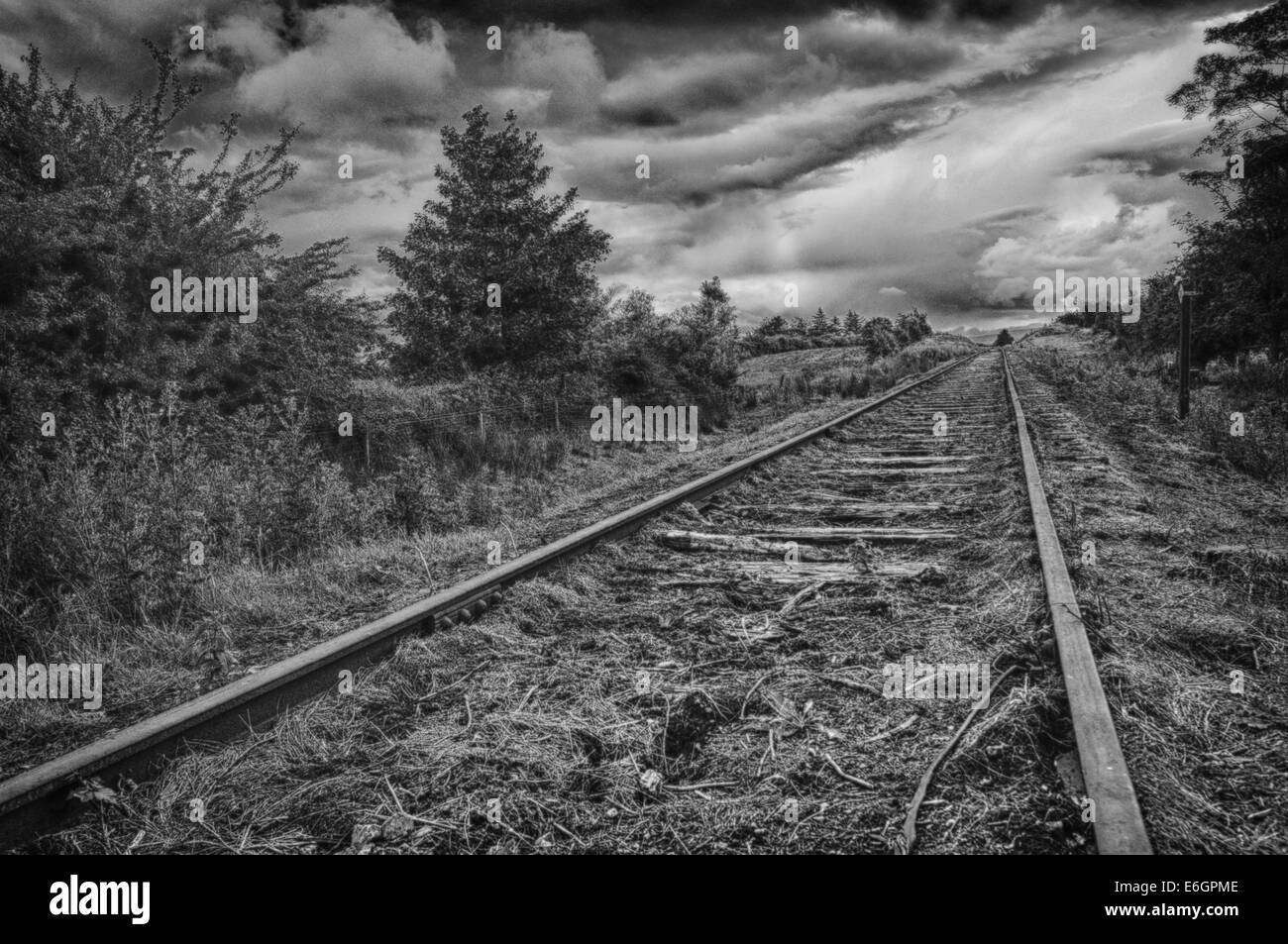 Old disused railway line in Ireland Stock Photo - Alamy Old disused railway line in Ireland Stock Photo - Alamy